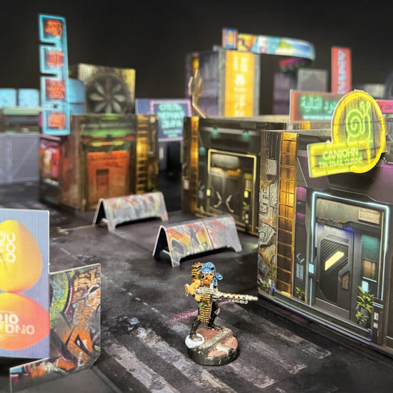 Cyberpunk Terrain for RPGs & Wargames | Acid House Terrain
